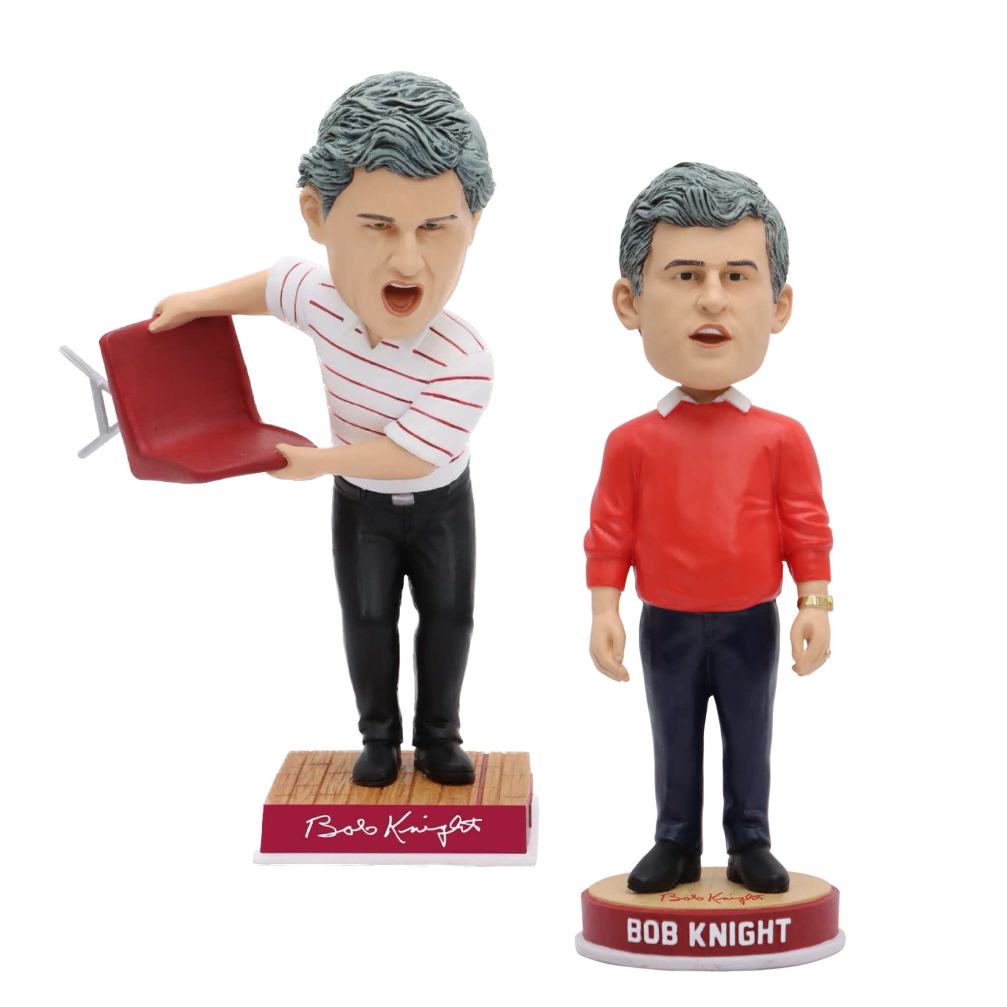 Bob Knight Throwing Chair Bobblehead - Bob Knight Legacy | Honor ...